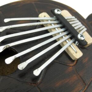 Turtle Kalimba Finger Thumb Piano Mbira Karimba 7 Keys Wood Percussion Instrument - JIVE® BRAND