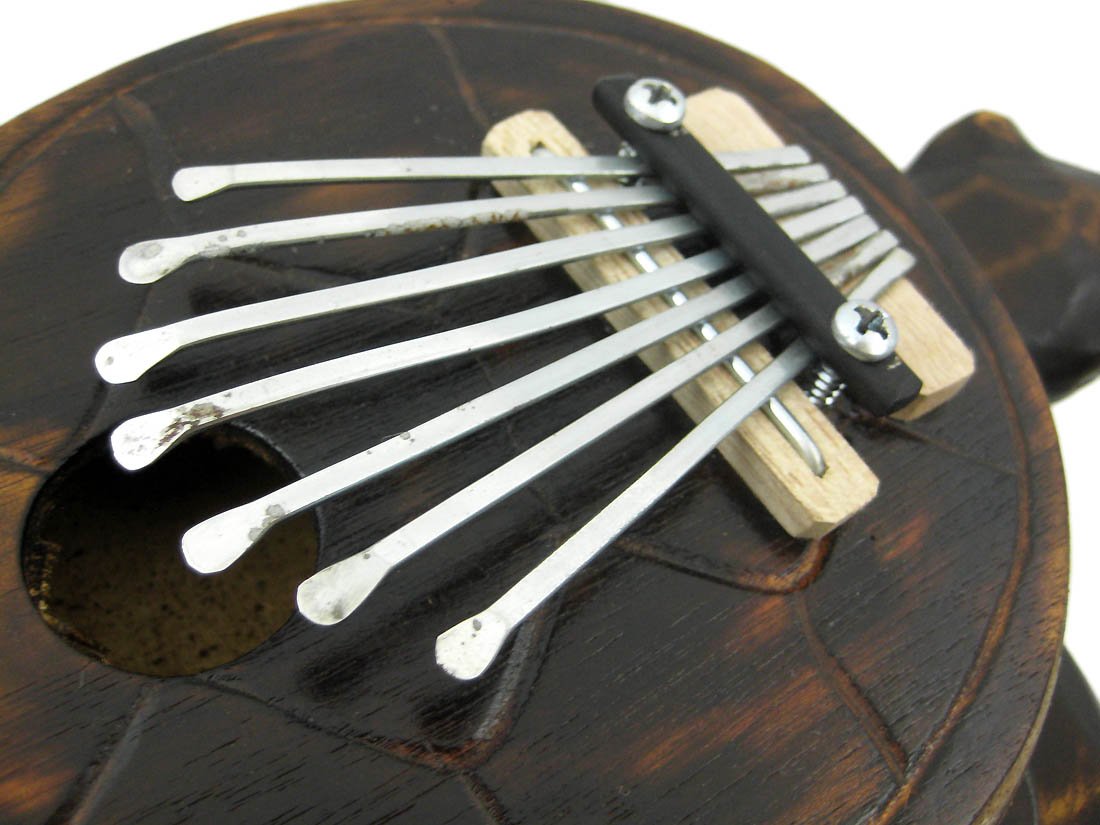 Turtle Kalimba Finger Thumb Piano Mbira Karimba 7 Keys Wood Percussion Instrument - JIVE® BRAND