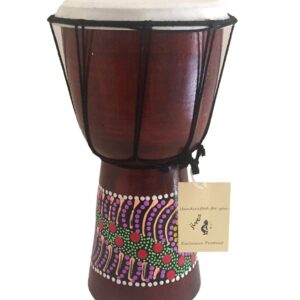 Djembe Drum Bongo Congo African Wood Drum - MED SIZE- 12" High - Professional Sound - NOT MADE IN CHINA