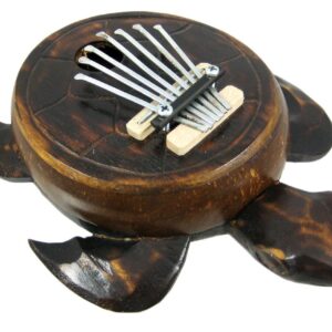 Turtle Kalimba Finger Thumb Piano Mbira Karimba 7 Keys Wood Percussion Instrument - JIVE® BRAND