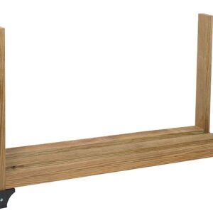 2 x 4 BASICS 90144MI Firewood Rack System, Black