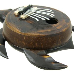 Turtle Kalimba Finger Thumb Piano Mbira Karimba 7 Keys Wood Percussion Instrument - JIVE® BRAND