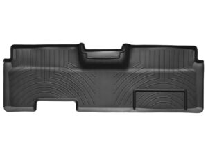 weathertech custom fit floorliners for ford f-150-2nd row (441792), black