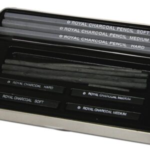 Royal & Langnickel RSET-ART2503 Small Tin Charcoal Drawing Art Set