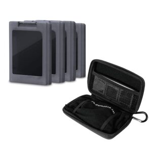 dreamGEAR 20-in-1 Essentials Kit: Compatible with Nintendo NEW 3DS XL, Carrying Case, 2 Screen Protectors, 4 Game Cases, Earbuds, 2 Stylus, SD Card Reader, Charge Cable, AC Adapter, Car Charger, More