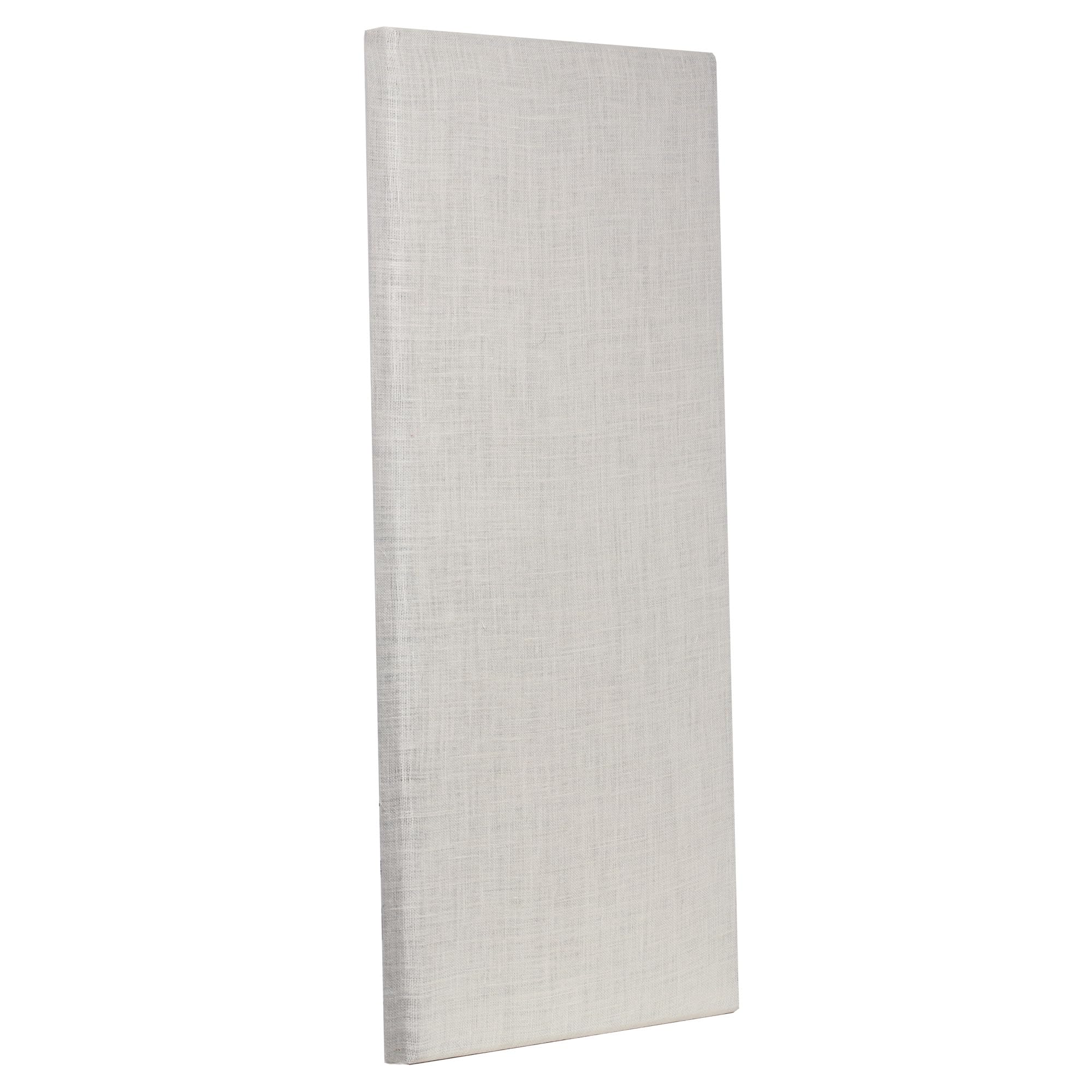 ATS Acoustics Sound Absorbing Noise Dampening Acoustic Panel Wall Treatment 24" x 48" x 2" Beveled Edge (Ivory)