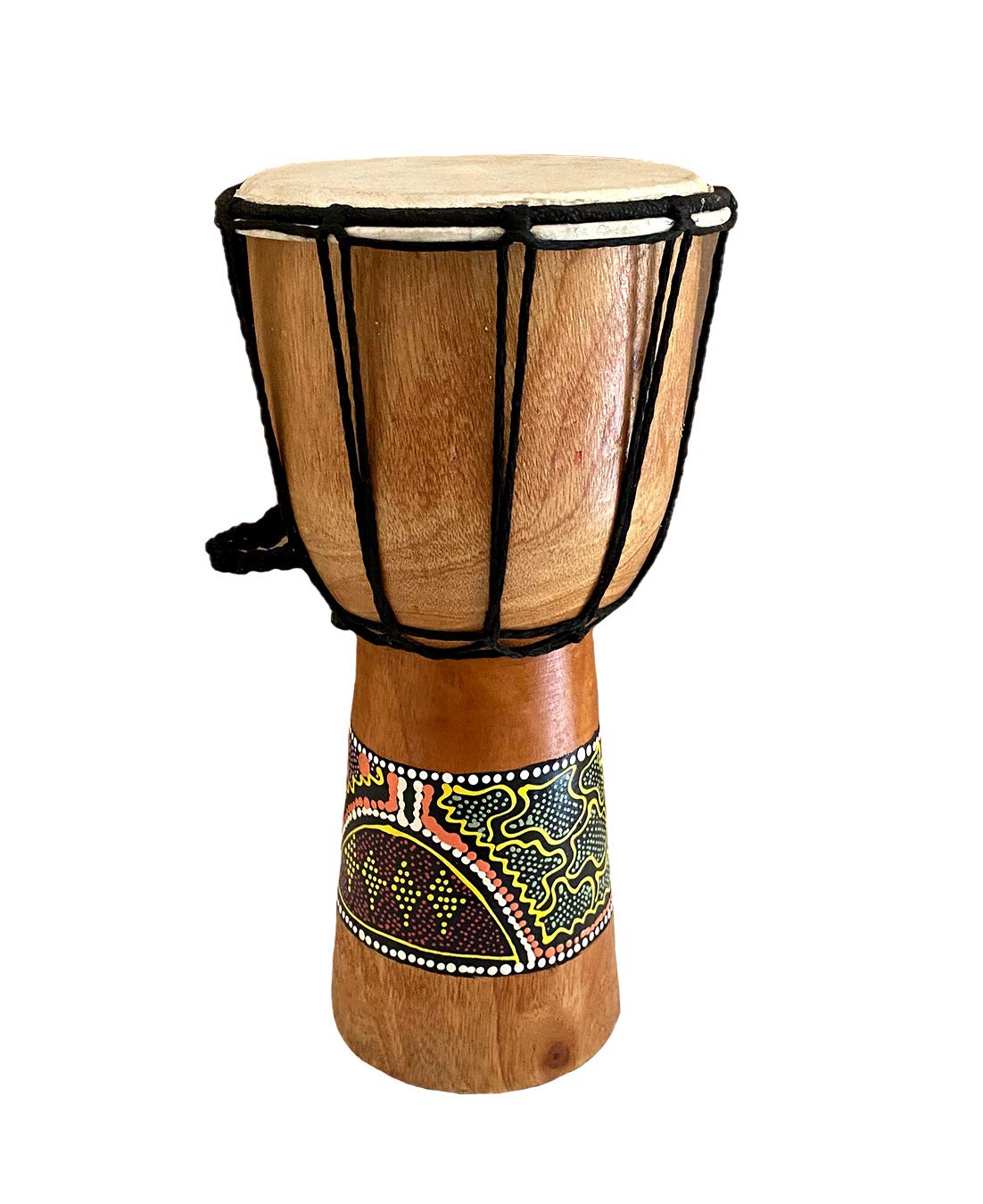 Djembe Drum Bongo Congo African Wood Drum - MED SIZE- 12" High - Professional Sound - NOT MADE IN CHINA