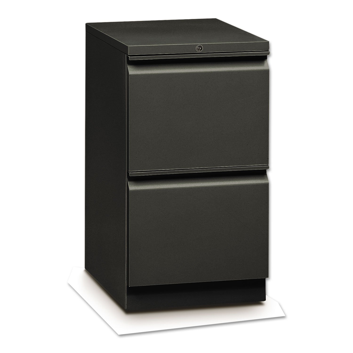 HON Flagship Mobile File/File Pedestal with Full Radius Pull, 19.87-Inch, Charcoal