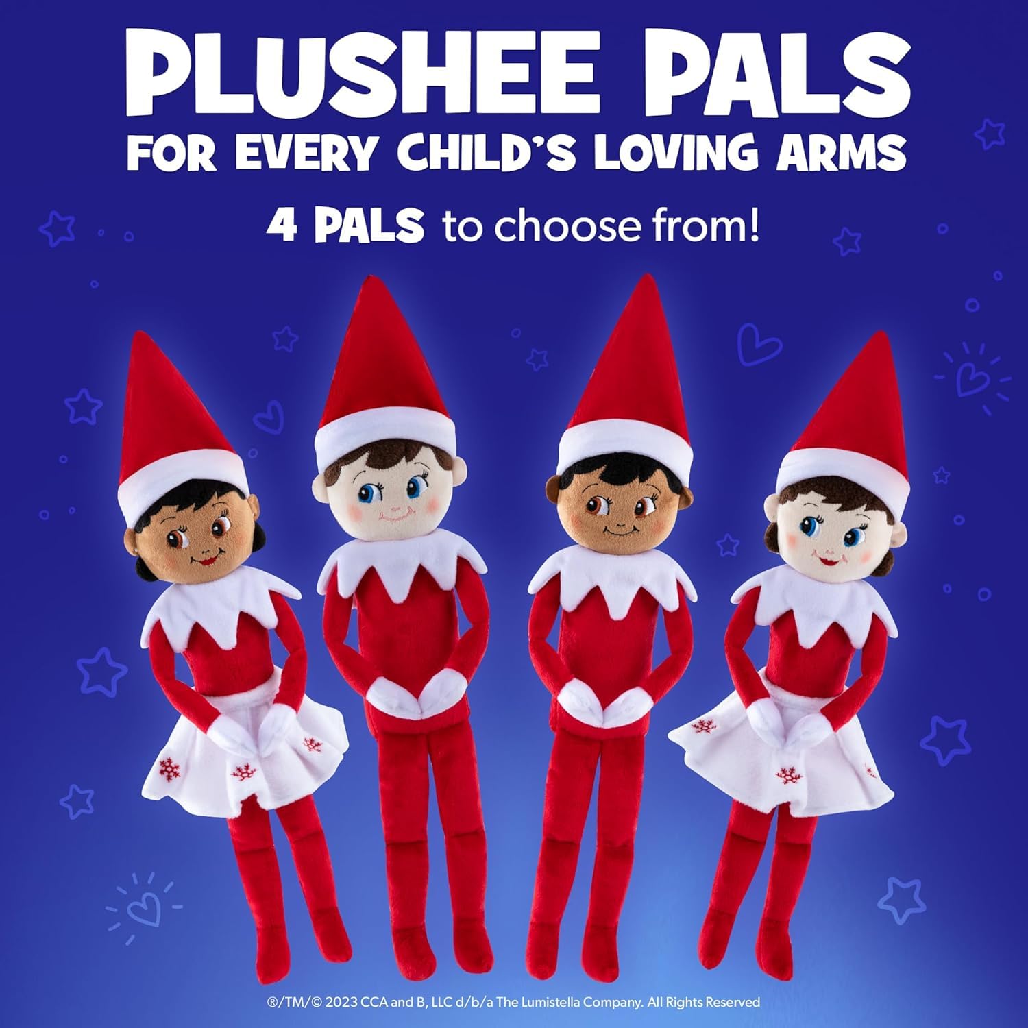 The Elf on the Shelf: Plushee Pals 17 Inch Elf Light Skin