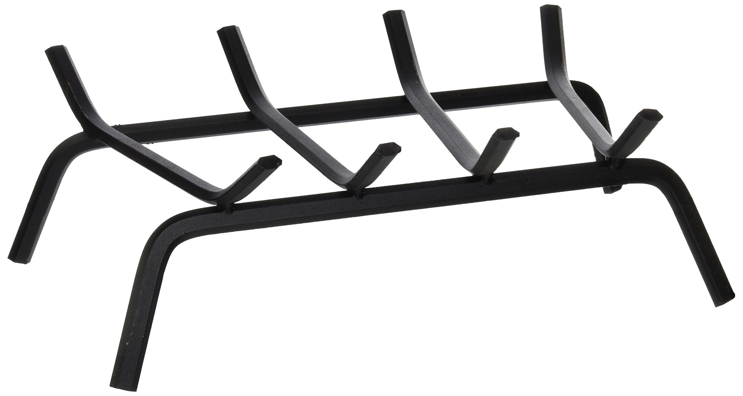 Panacea Products Corp 18" Black Wrought Iron Fireplace Grate 15450Tv