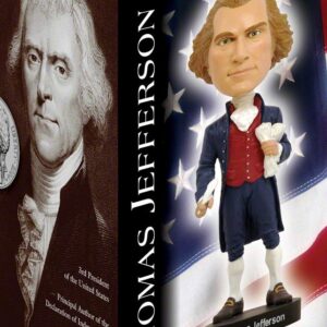 Royal Bobbles Thomas Jefferson 3rd President of The United States Collectible Bobblehead Statue