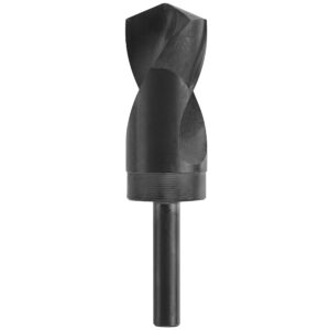 bosch bl2223 1-piece 1-1/2 in. x 6 in. fractional reduced shank black oxide drill bit for applications in light-gauge metal, wood, plastic