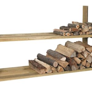 2 x 4 BASICS 90144MI Firewood Rack System, Black