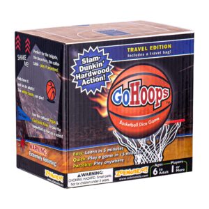 zobmondo!! gohoops basketball dice game | for basketball fans, families and kids | play at home or for travel