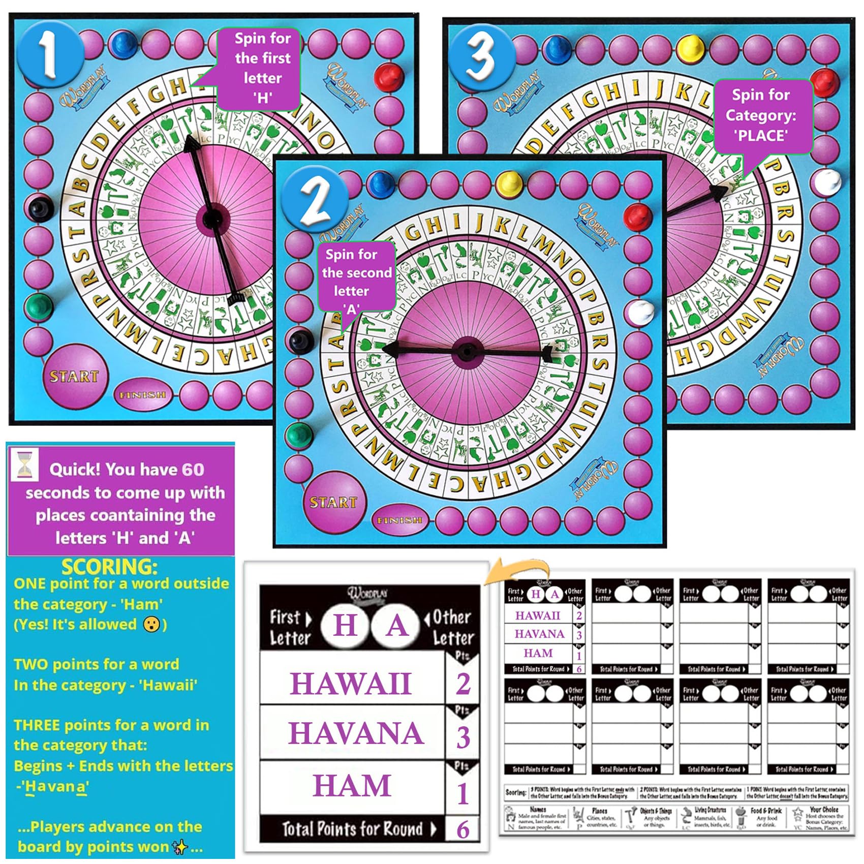 Wordplay – The Ultimate Fast-Paced Word Challenge Board Game for Family & Friends – Adult & Family Game Night Fun