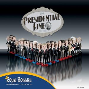 Royal Bobbles Ronald Reagan Bobblehead, Premium Polyresin Lifelike Figure, Unique Serial Number, Exquisite Detail