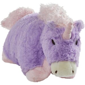 pillow pets originals magical unicorn, 18" stuffed animal plush toy