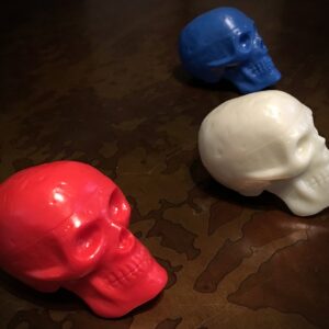 Skull Shaped Single Rhythm Egg Shaker