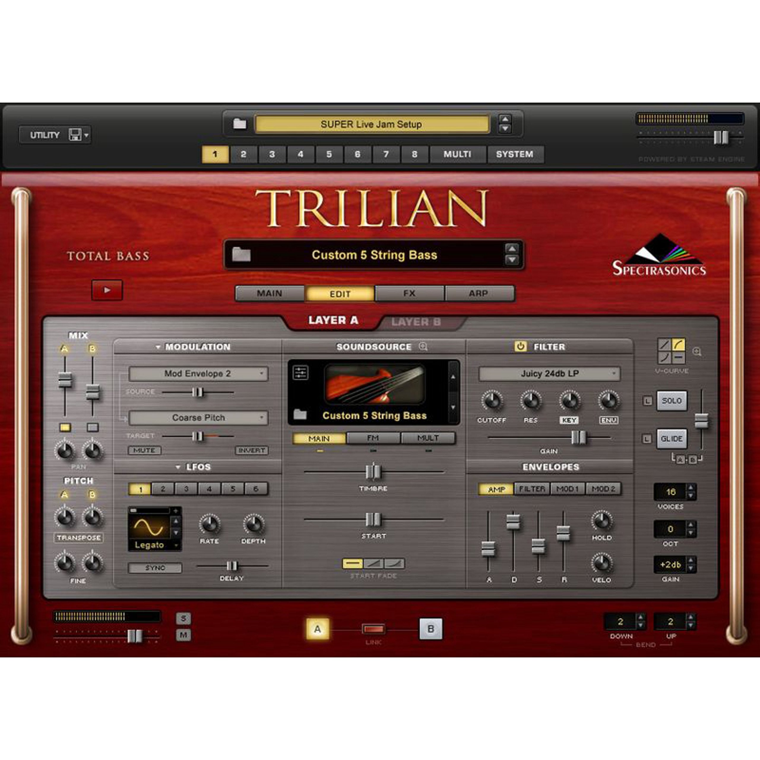 Spectrasonics Trilian Bass Module Software