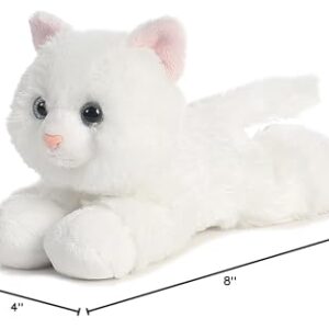 Aurora® Adorable Mini Flopsie™ Sugar Too™ Stuffed Animal - Playful Ease - Timeless Companions - White 8 Inches