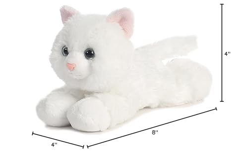 Aurora® Adorable Mini Flopsie™ Sugar Too™ Stuffed Animal - Playful Ease - Timeless Companions - White 8 Inches