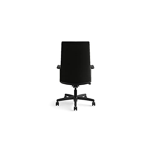 Hon Executive High-Back Chair, 27 by 38 by 47-1/2-Inch, Black Leather