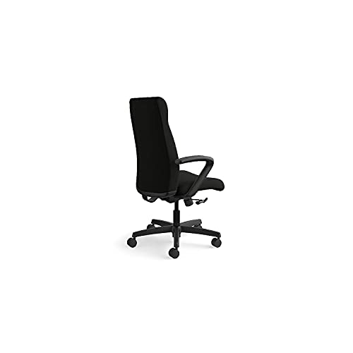 Hon Executive High-Back Chair, 27 by 38 by 47-1/2-Inch, Black Leather