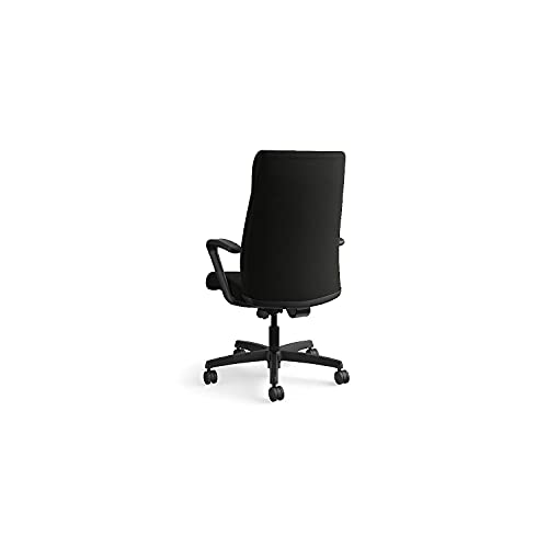 Hon Executive High-Back Chair, 27 by 38 by 47-1/2-Inch, Black Leather