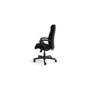 Hon Executive High-Back Chair, 27 by 38 by 47-1/2-Inch, Black Leather