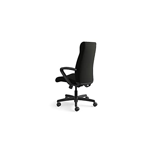 Hon Executive High-Back Chair, 27 by 38 by 47-1/2-Inch, Black Leather