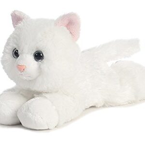 Aurora® Adorable Mini Flopsie™ Sugar Too™ Stuffed Animal - Playful Ease - Timeless Companions - White 8 Inches