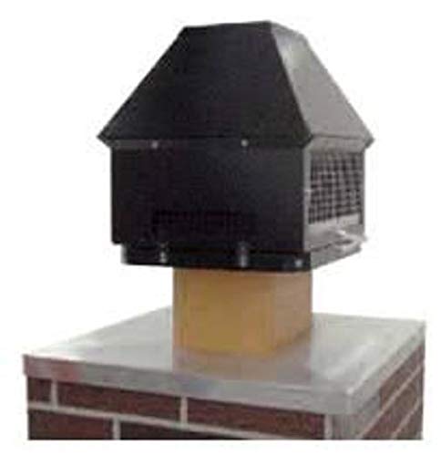 Tjernlund RT750H Fireplace Chimney Fan ,black