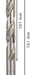 Bosch 2608595081 Metal Drill Bit Hss-G 12mmx3.98inx5.94In 5 Pcs