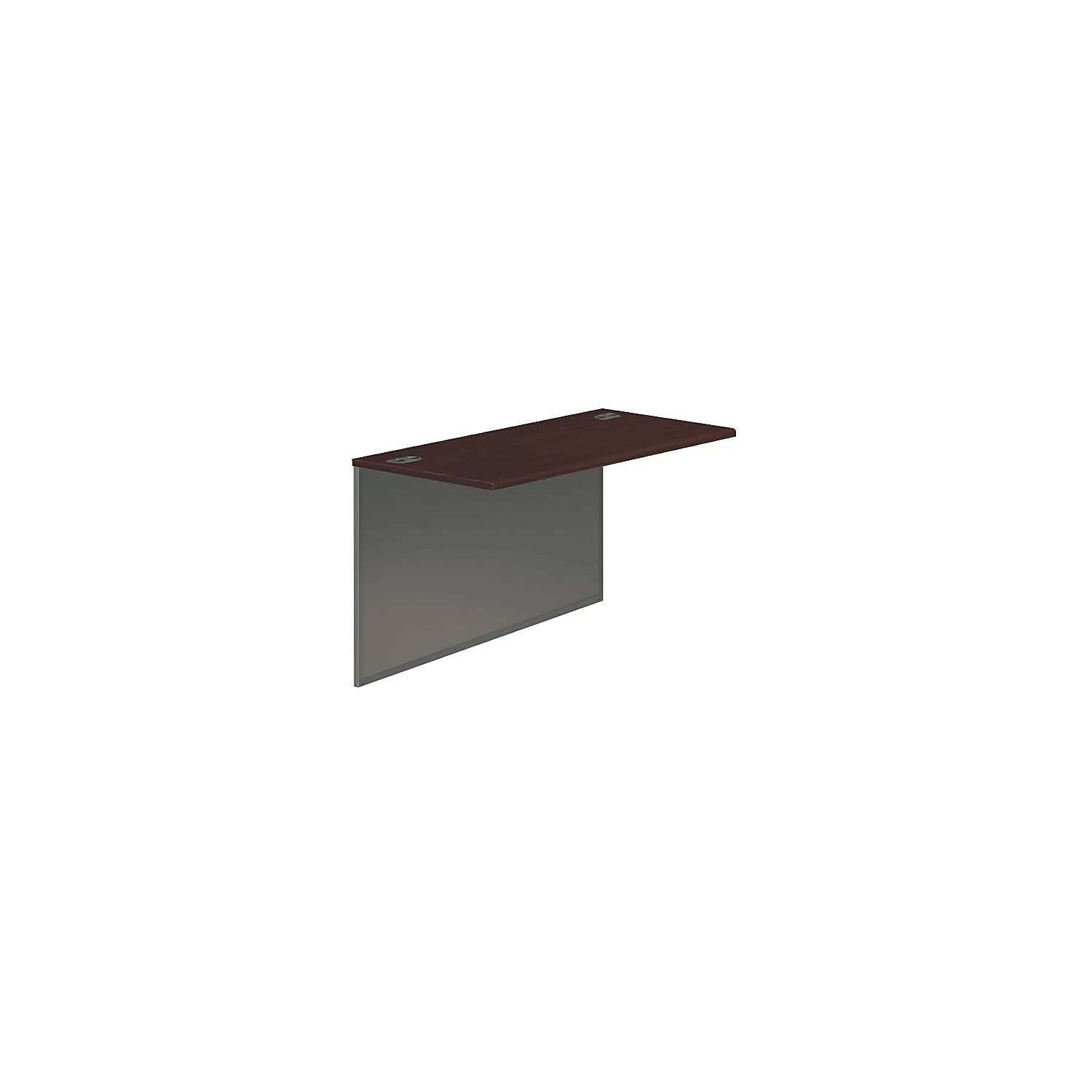 HON 38000 Series Desk Bridge Finish: Mahogany/Charcoal