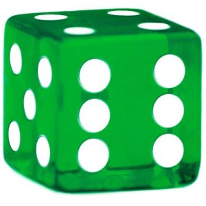 Brybelly 100 Count 19mm Dice (Green)