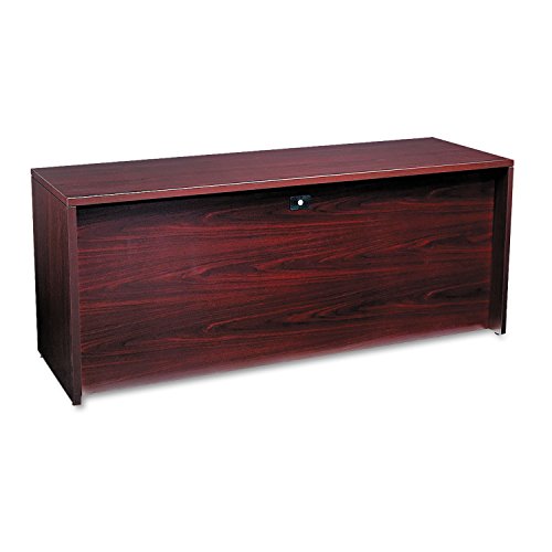 HON 10545RNN 10500 Series 3/4-Height Right Pedestal Credenza, 72w x 24d x 29-1/2h, Mahogany