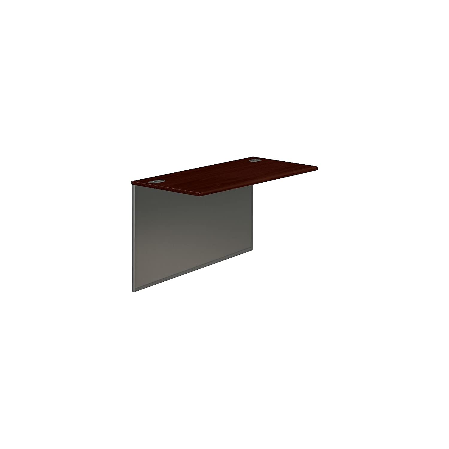 HON 38000 Series Desk Bridge Finish: Mahogany/Charcoal