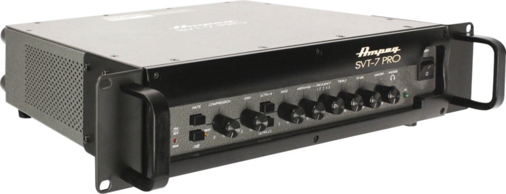 Ampeg Pro Series SVT7PRO 1000 Watt Tube/Solid State Hybrid Class D Bass Amplifier Head