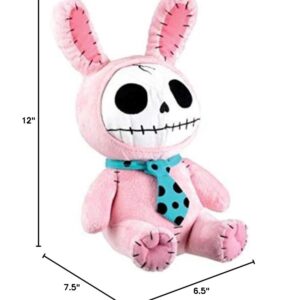 SUMMIT COLLECTION Furrybones Pink Bunny Bun Bun Wearing Polka Dotted Blue Tie Plush Doll