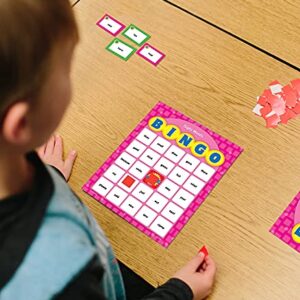 Carson Dellosa Sight Words Bingo Games—Learning Tools for Kindergarten and First Grade Reading Skills, Double-Sided Language, Vocabulary Building Game Cards