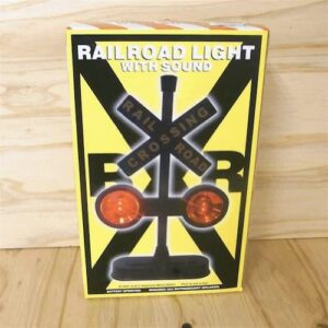 Hayes 15887 Railroad Train / Track Crossing Sign with Flashing Lights and Sounds