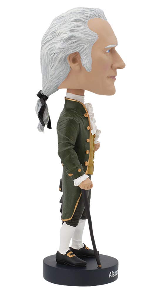 Royal Bobbles Alexander Hamilton Bobblehead, Premium Polyresin Lifelike Figure, Unique Serial Number, Exquisite Detail