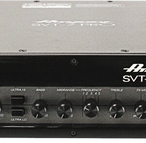 Ampeg Pro Series SVT7PRO 1000 Watt Tube/Solid State Hybrid Class D Bass Amplifier Head