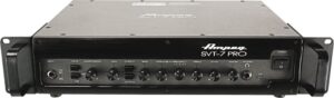 ampeg pro series svt7pro 1000 watt tube/solid state hybrid class d bass amplifier head