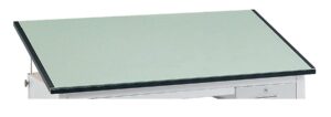 safco products 3952 precision table top, 60" w x 37 1/2" d for use with 3962gr table base, sold separately, green