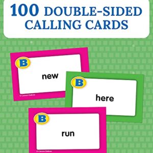 Carson Dellosa Sight Words Bingo Games—Learning Tools for Kindergarten and First Grade Reading Skills, Double-Sided Language, Vocabulary Building Game Cards