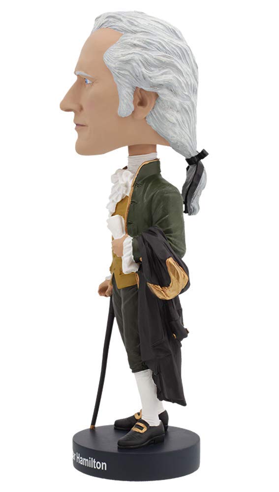 Royal Bobbles Alexander Hamilton Bobblehead, Premium Polyresin Lifelike Figure, Unique Serial Number, Exquisite Detail