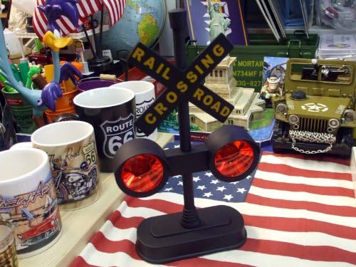 Hayes 15887 Railroad Train / Track Crossing Sign with Flashing Lights and Sounds