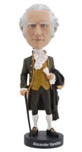 royal bobbles alexander hamilton bobblehead, premium polyresin lifelike figure, unique serial number, exquisite detail