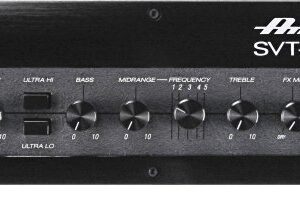 Ampeg Pro Series SVT7PRO 1000 Watt Tube/Solid State Hybrid Class D Bass Amplifier Head